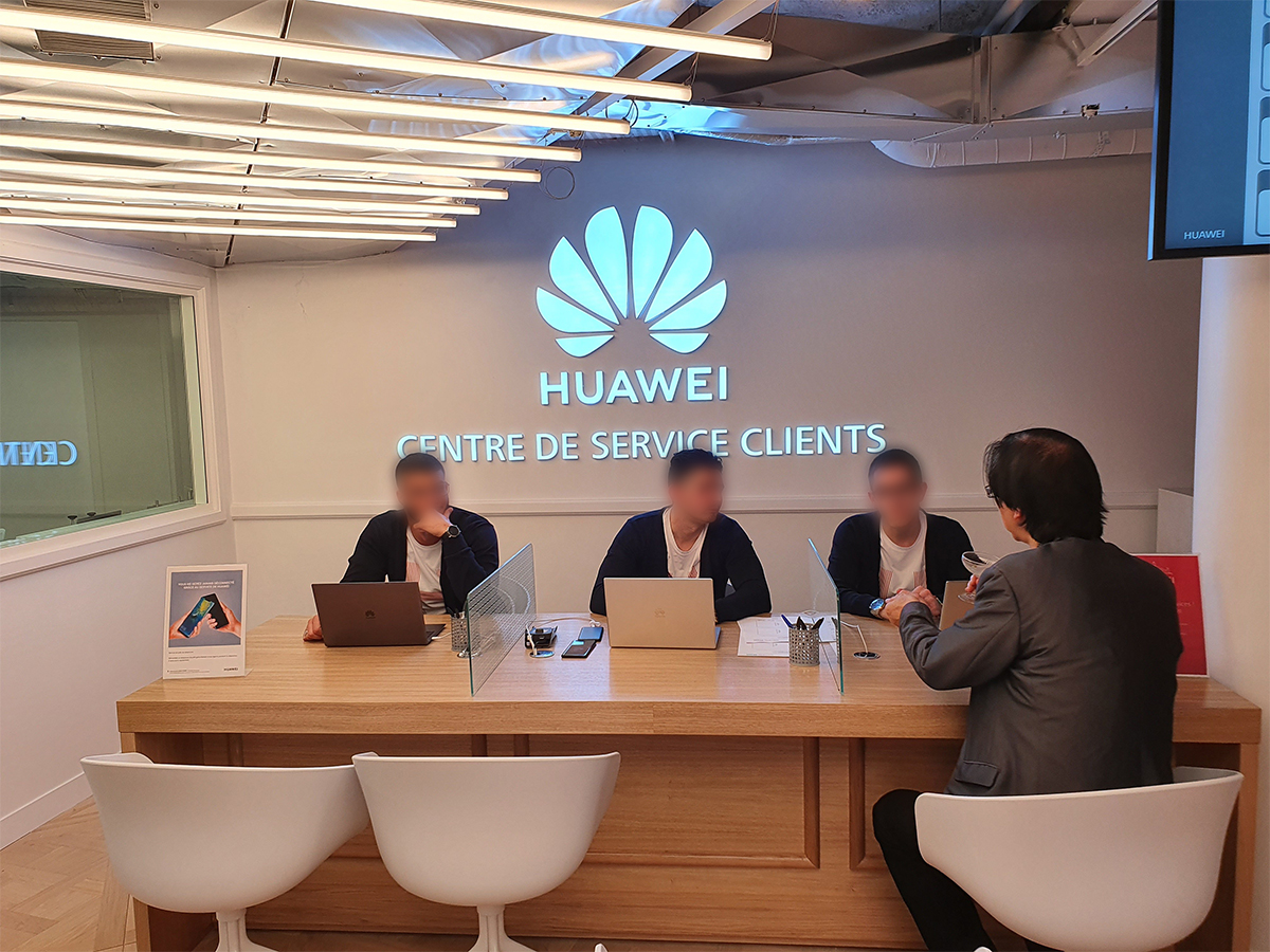 Klima équipe la première boutique Huawei en France – KLIMA IDF